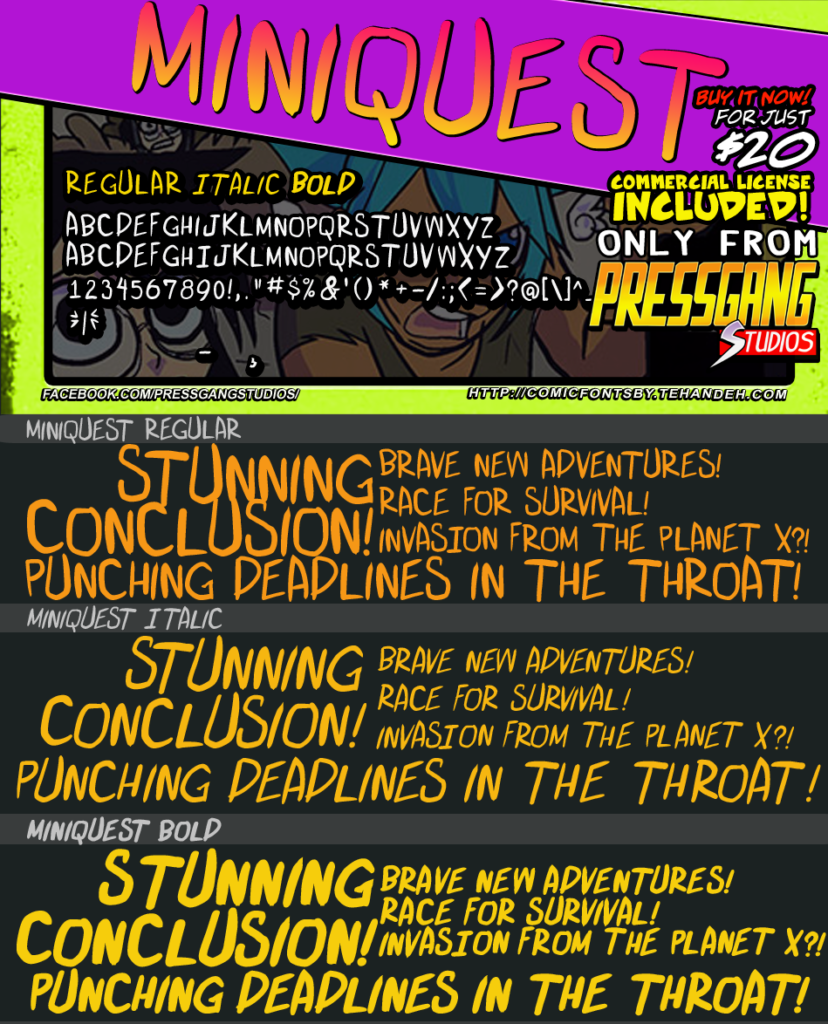 Miniquest - Press Gang Studios