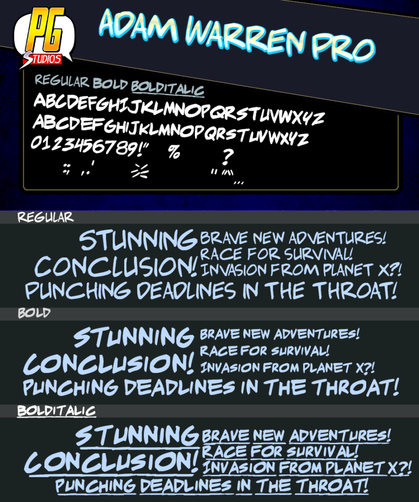 Adam Warren Pro - Press Gang Studios